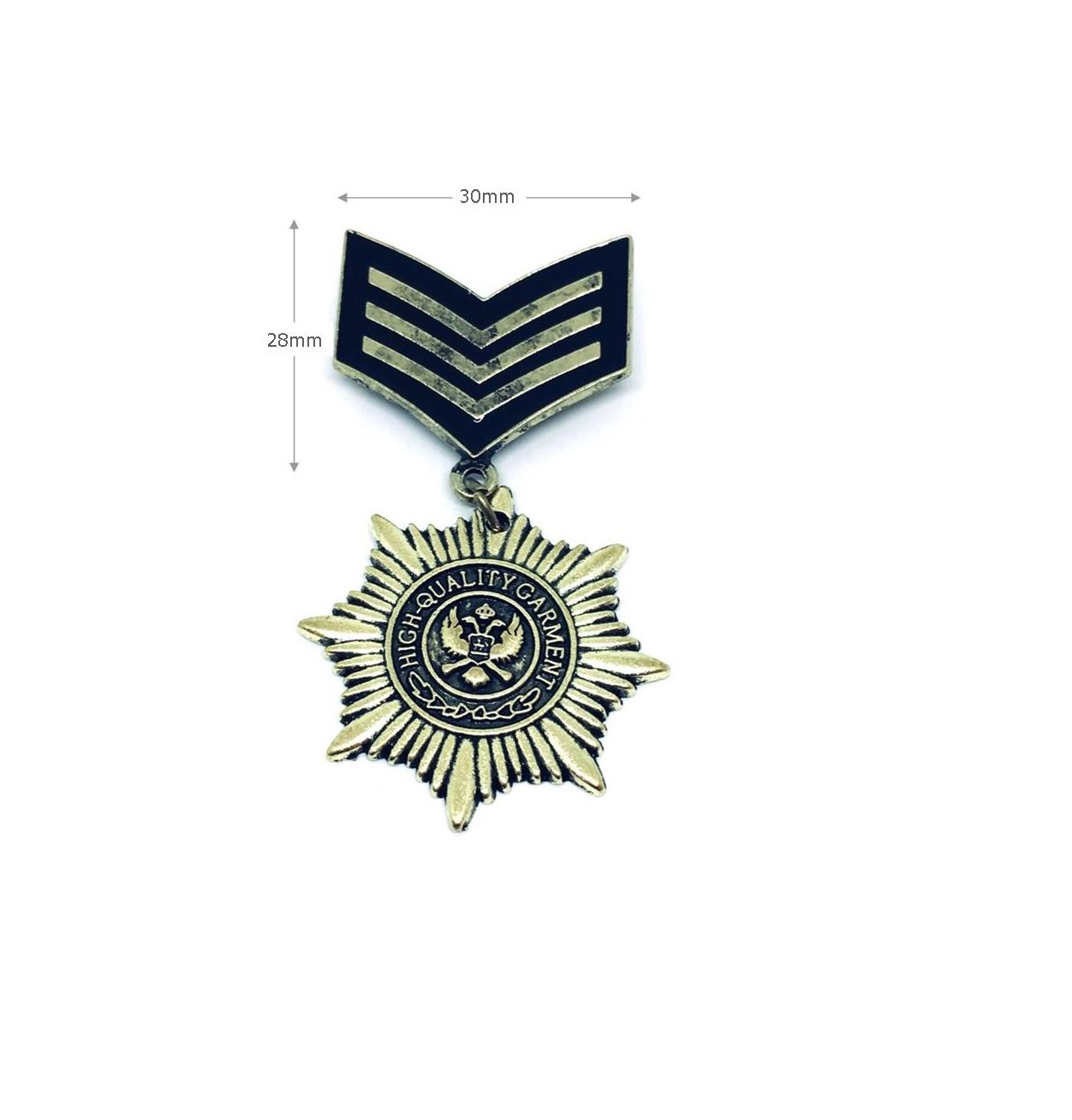 Classic Royal Metal Military Pin | FINOX