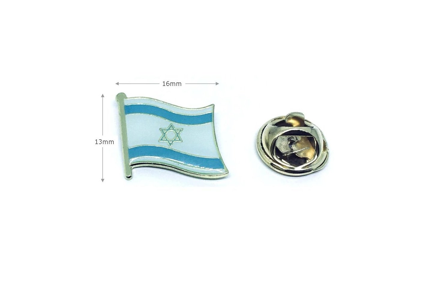 Israel Flag Pin | FINOX