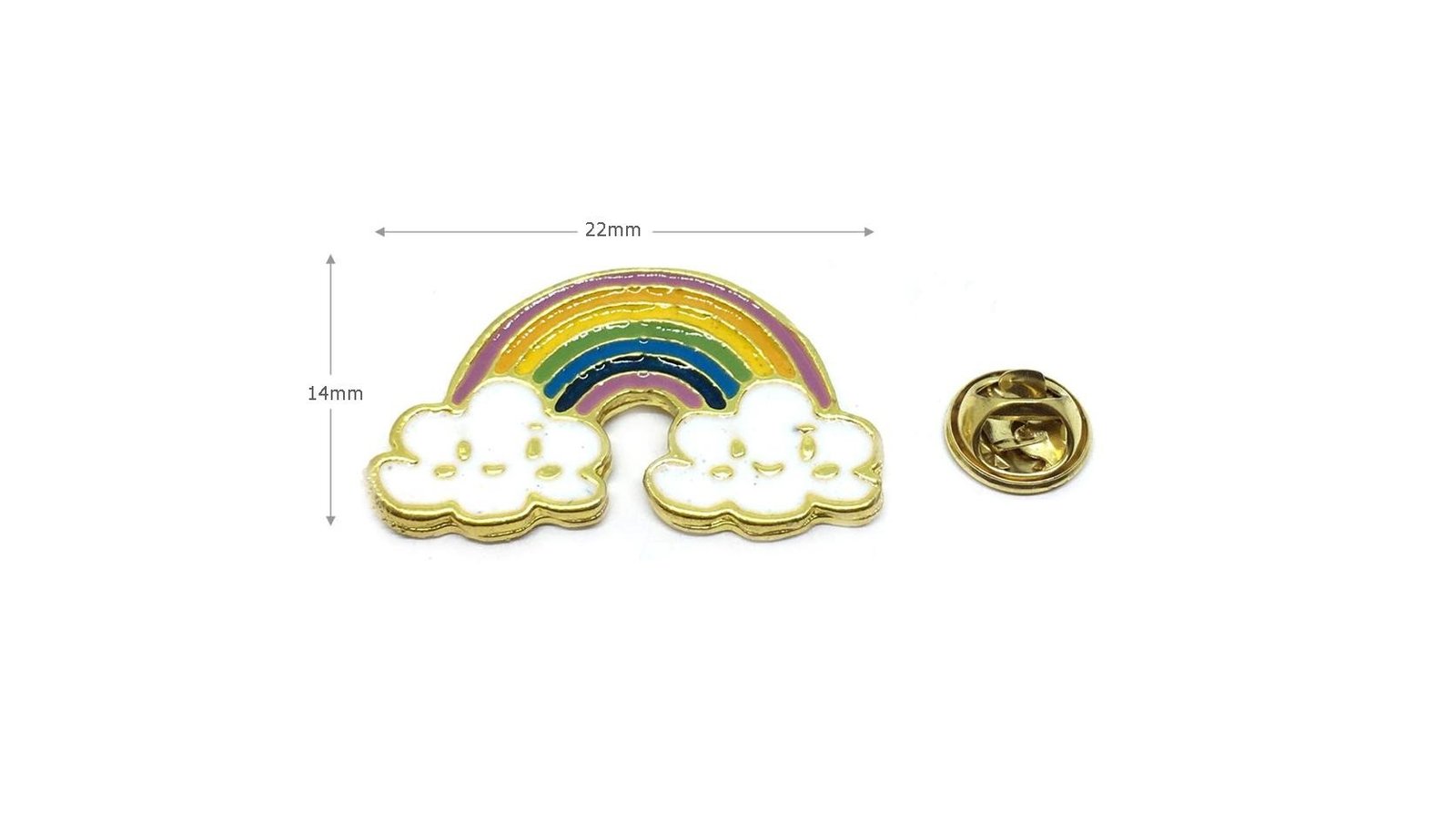 Rainbow Enamel Pin Badge | FINOX