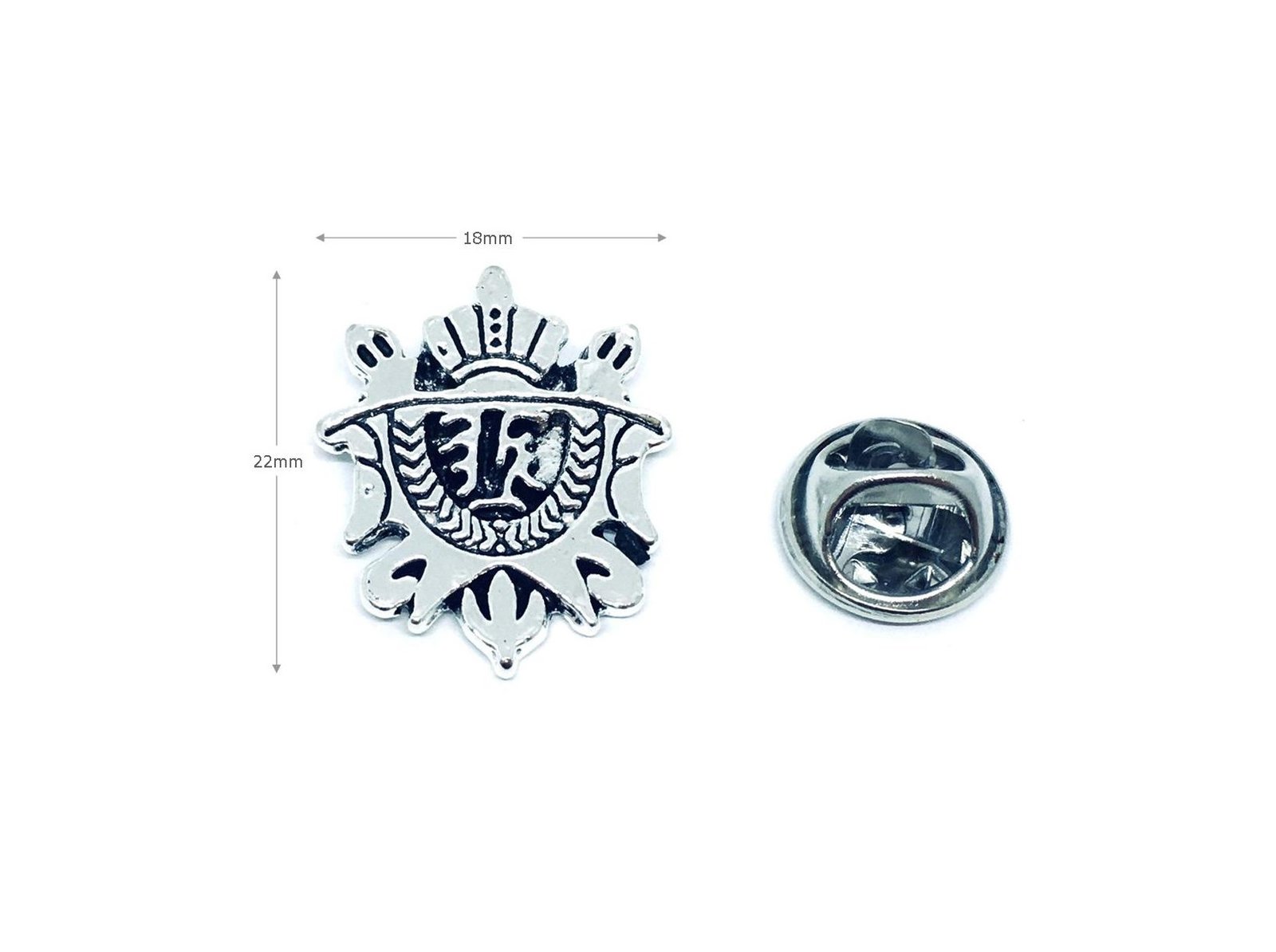 Silver Shield Military Pin Badge | FINOX