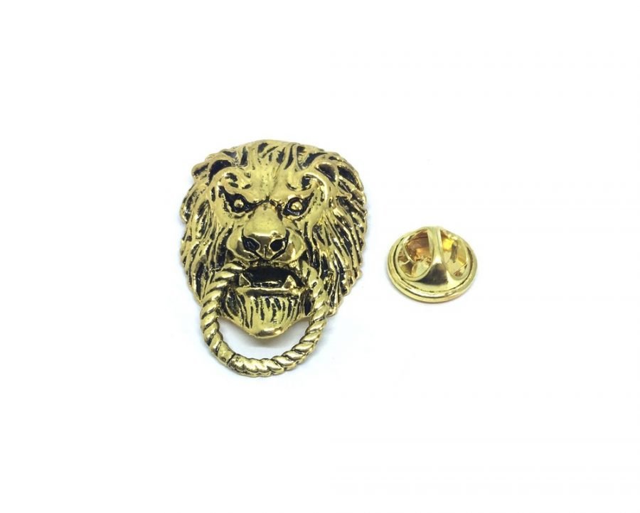Gold Lion Pin | FINOX
