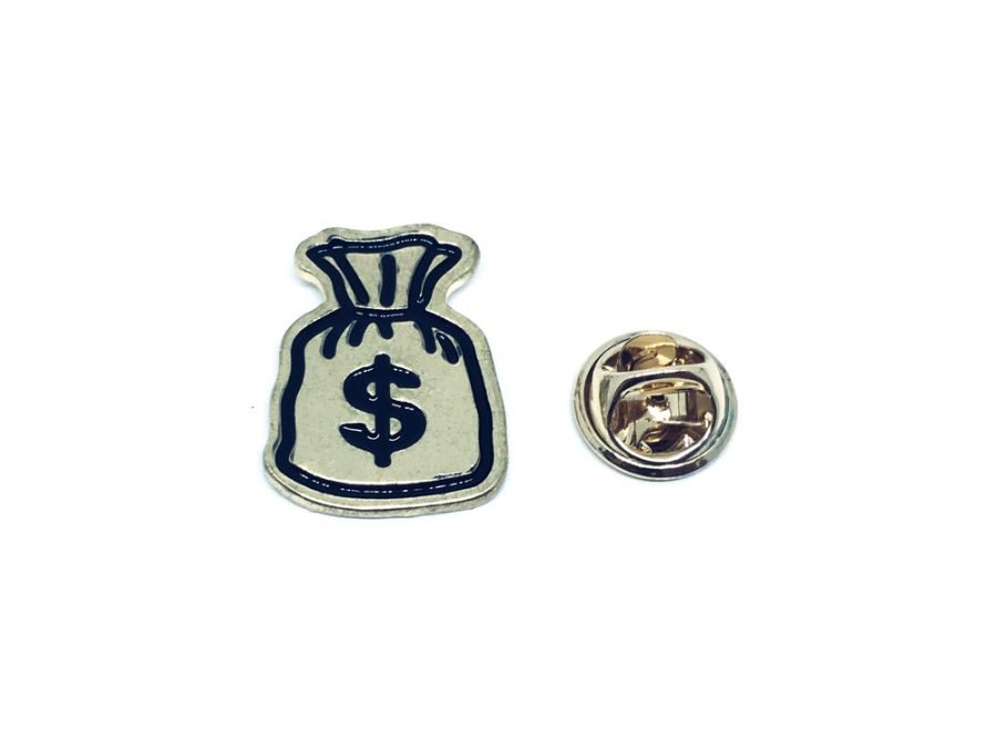 Money Bag Dollar Sign Pin | FINOX