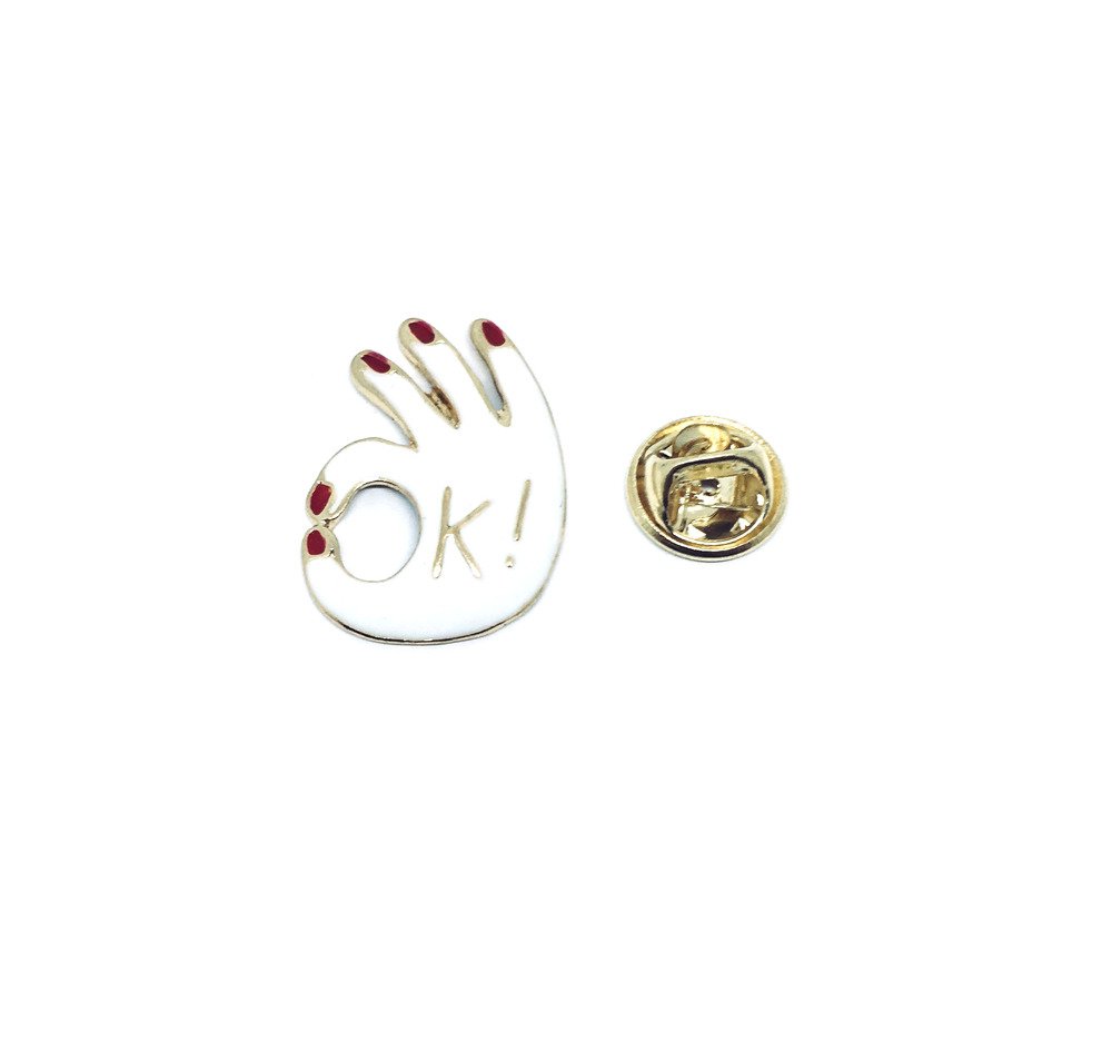 Ok Hand Enamel Pin | FINOX