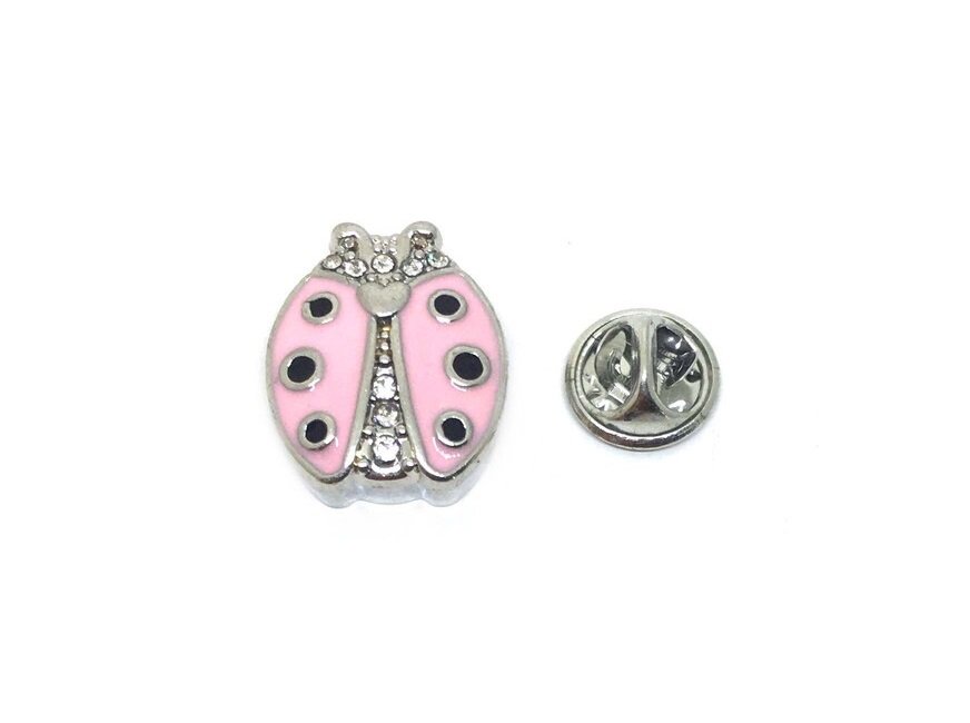 Pink Ladybug Enamel Pin Finox
