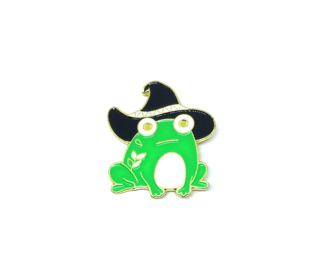 Cartoon Frog Lapel Pin | FINOX