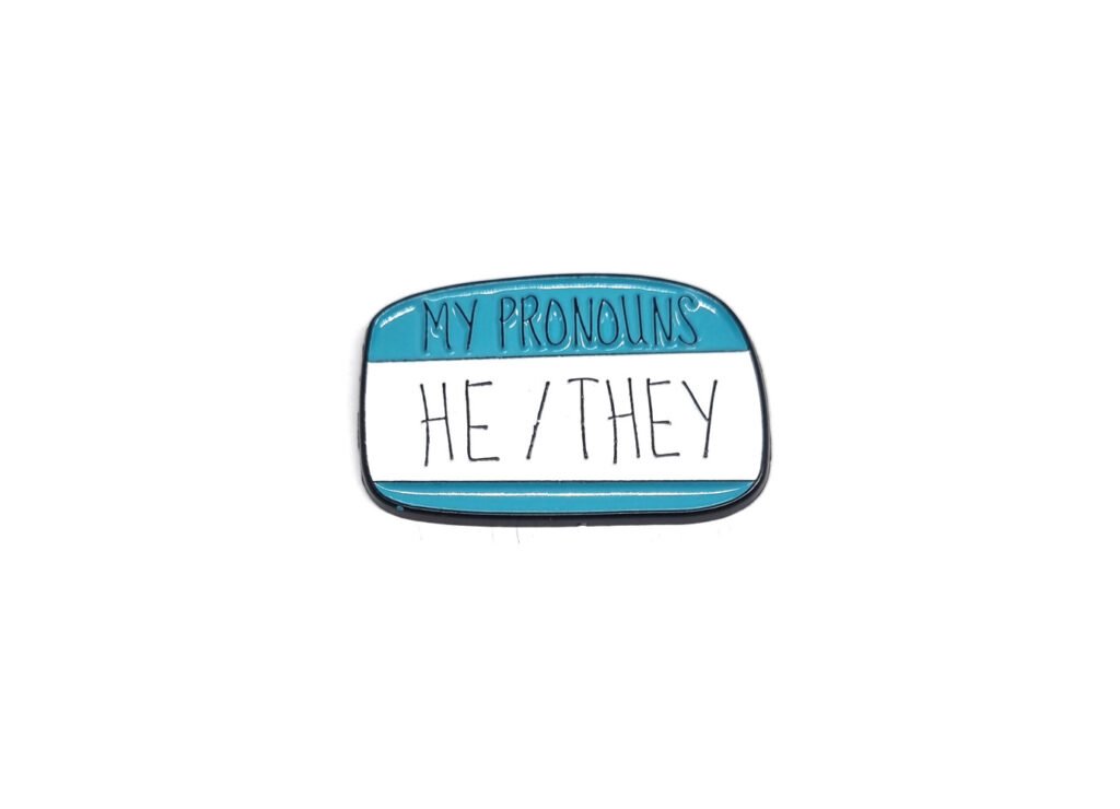 He They Pronoun Pin | FINOX