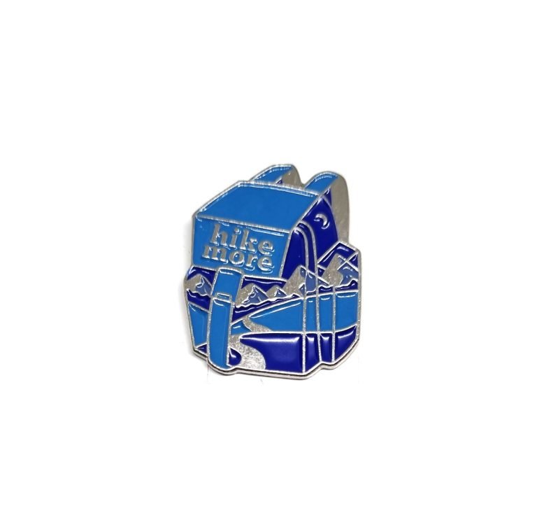 Hike More Enamel Pin Finox