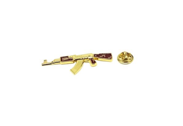 Gun Hat Pin Enamel Badge Finox