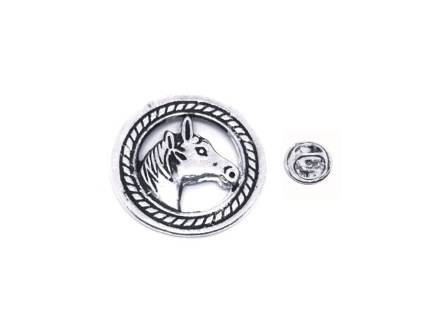 Vintage Horse Head Pin | Classic Equestrian Brooch