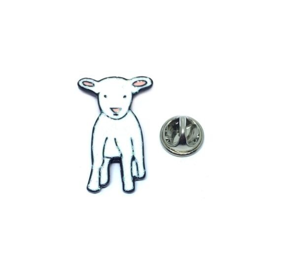 Lamb Enamel Pin – Easter Christian Symbol Lapel Pin | Finox
